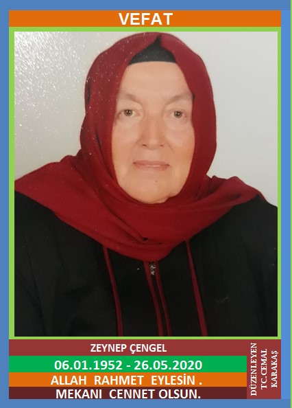 ZEYNEP ÇENGEL – Yenice Gazetesi