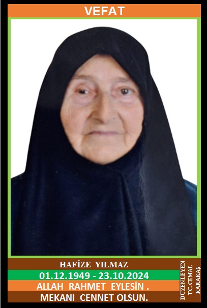 HAFİZE YILMAZ – Yenice Gazetesi