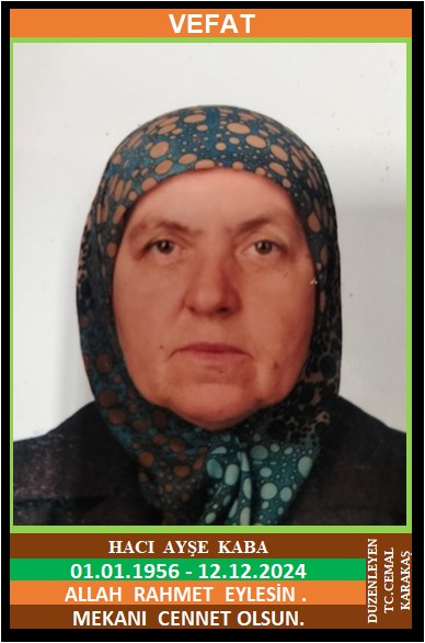 HACI AYŞE KABA – Yenice Gazetesi